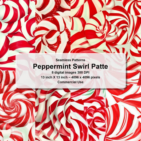Peppermint Red - Etsy