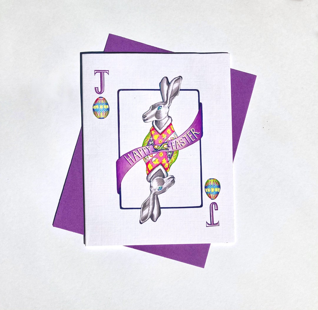 Jack of Rabbits Greeting Card - Etsy
