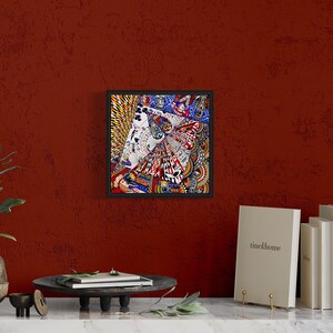 Playing Cards Themed Art Print - Etsy