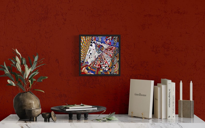 Playing Cards Themed Art Print - Etsy