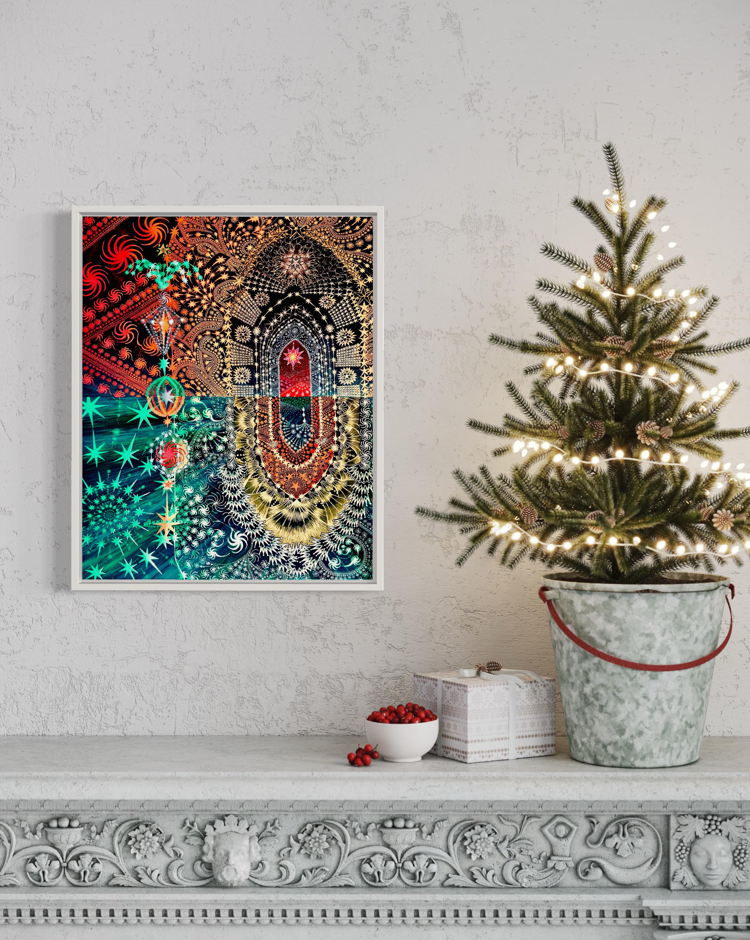 Geometric Star Universe Art Print - Etsy