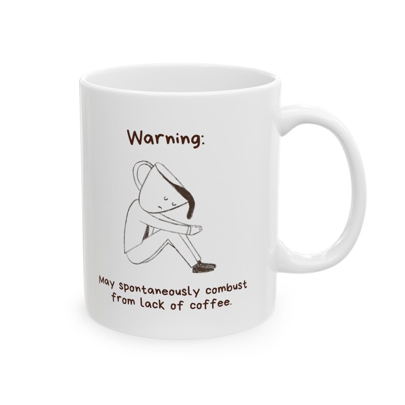Coffee Warning Coffee Lover Funny Gift Idea Hilarious Gift for Friends ...