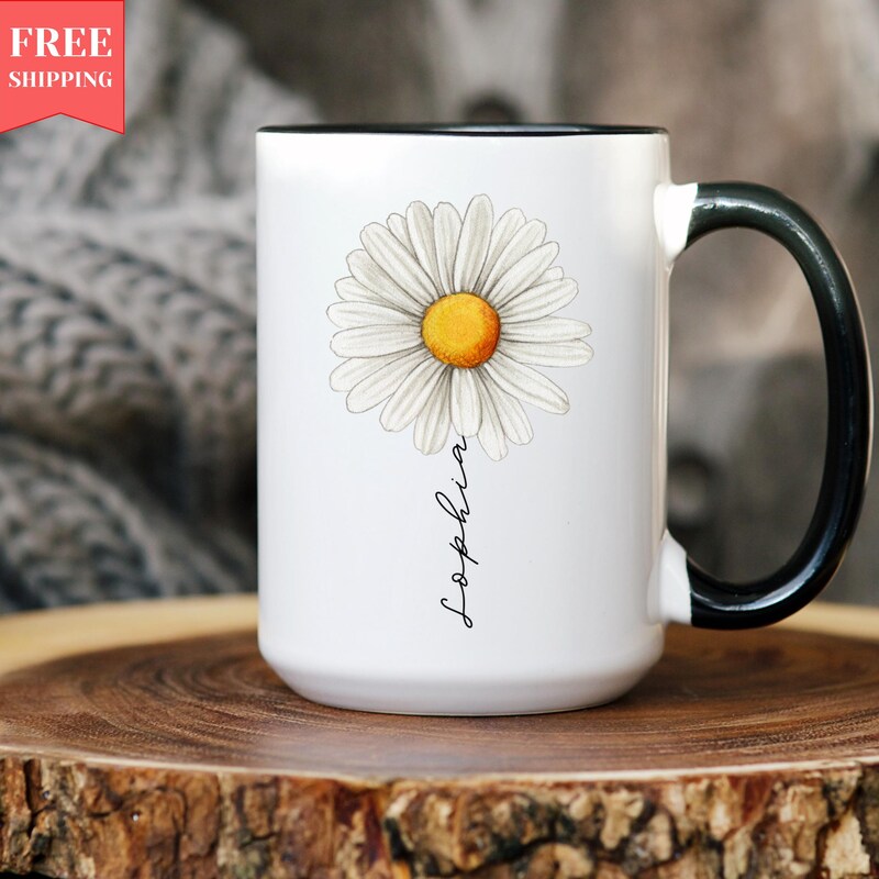 Daisy Mug - Etsy