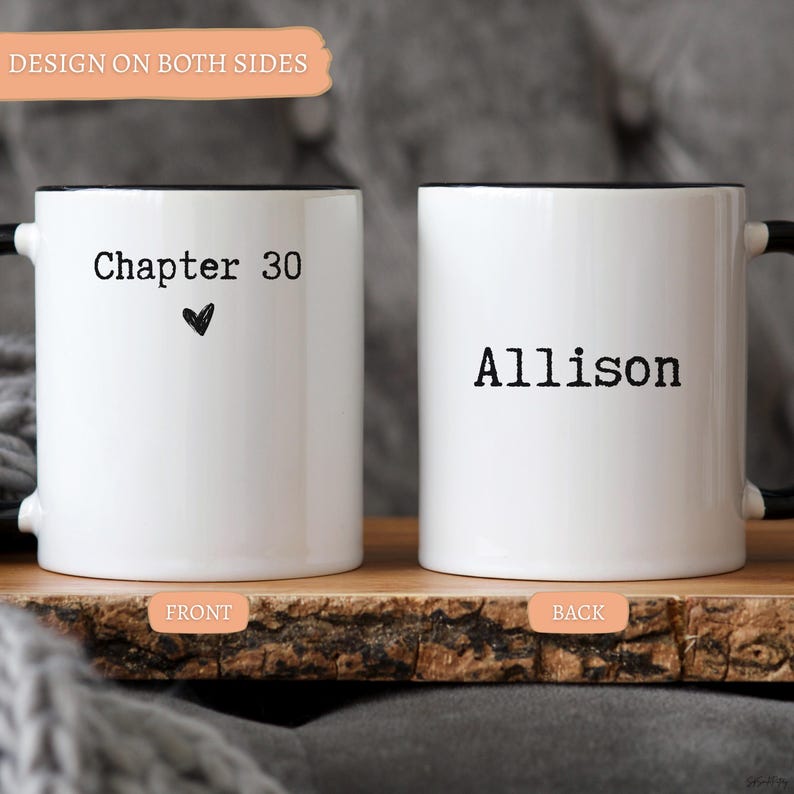 30 Birthday Mug Funny Birthday Mat Floral 30th Mug 30th Birthday Gift ...