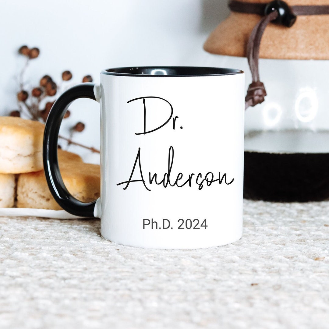 Doctor Mug Personalized: Gift for New Doctor, Phd Graduation Gift ...