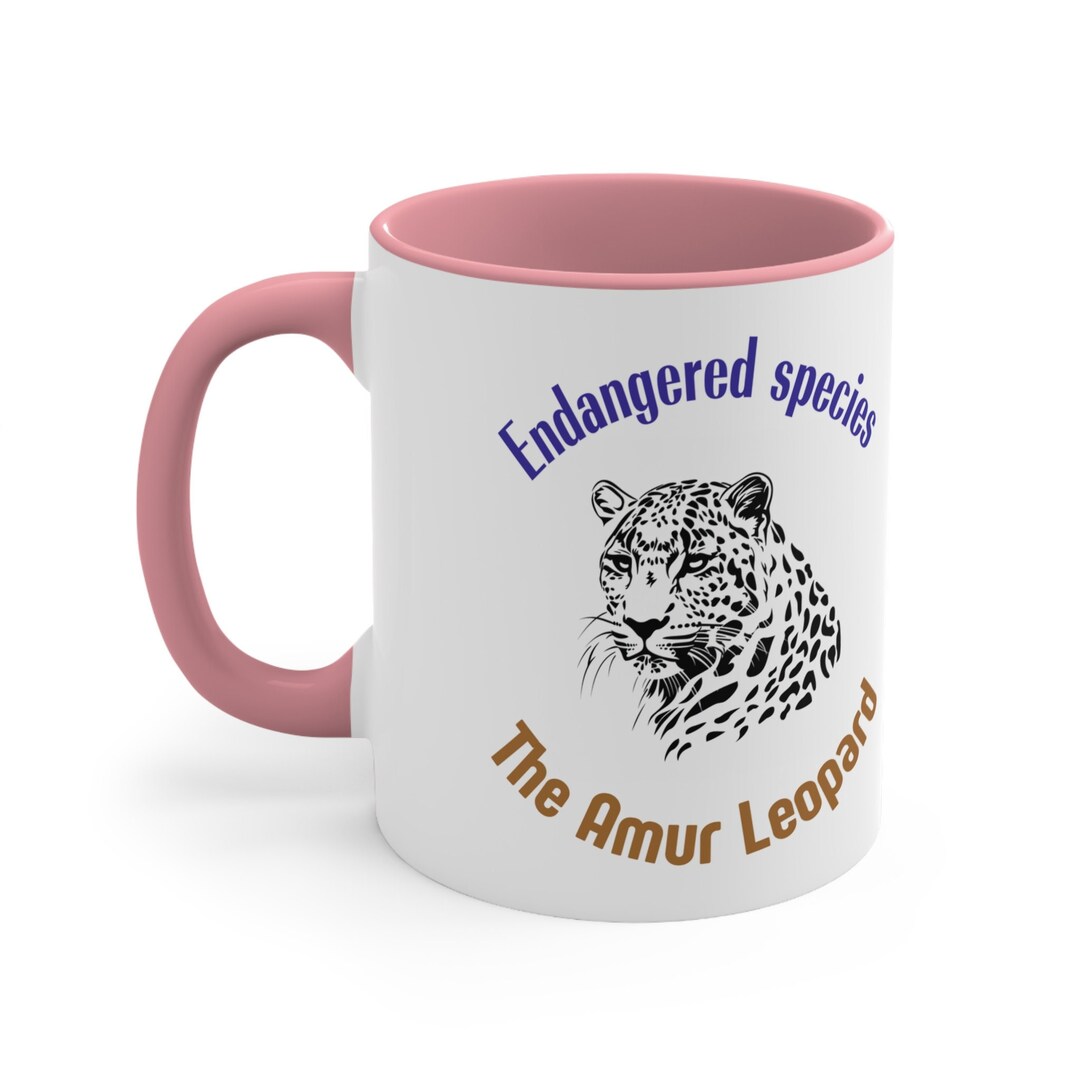 Endangered Species Mugs 2: Amur Leopard Accent Coffee Mug With ...
