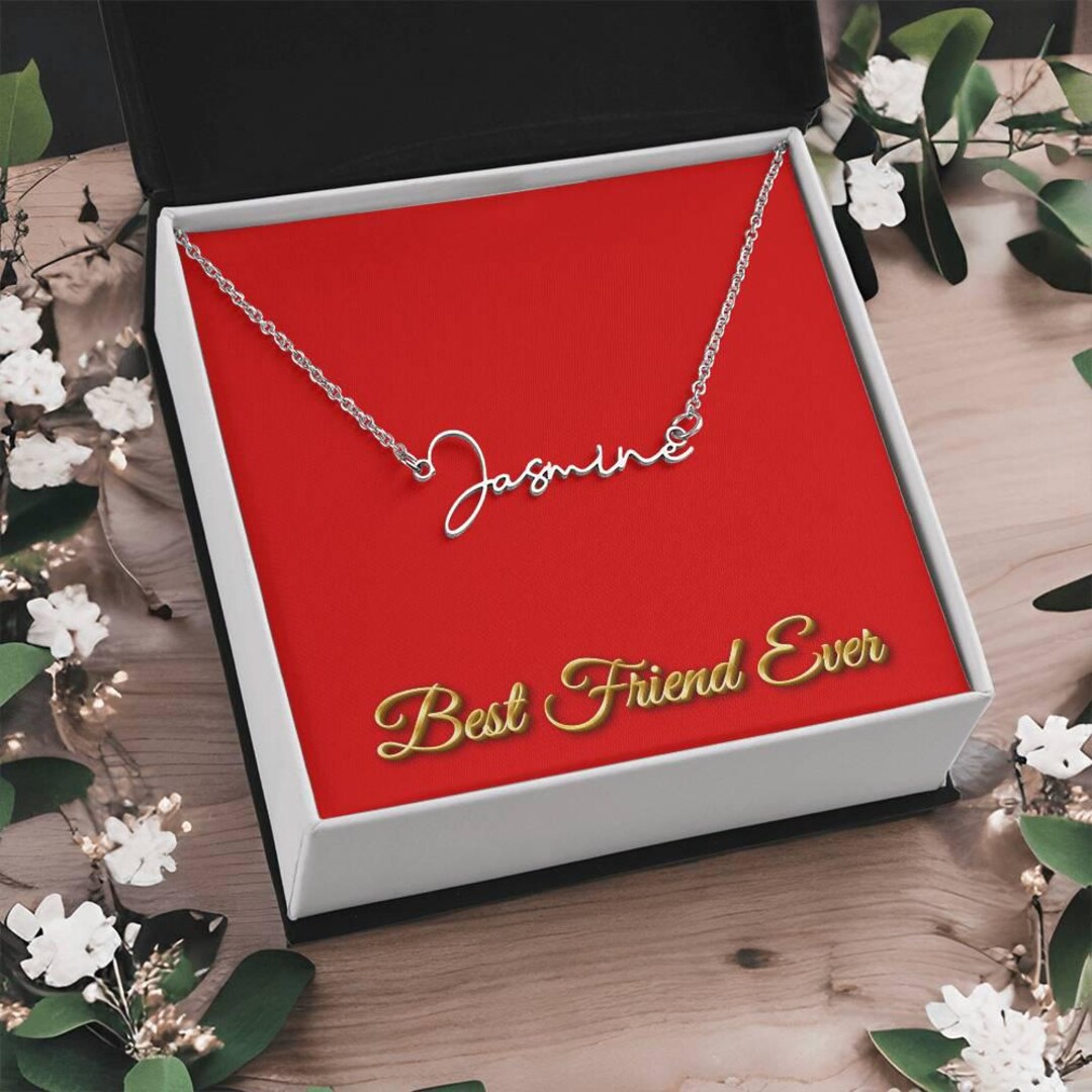 Personalized Name Necklace: 18K Gold Filled, Custom Nameplate Jewelry ...