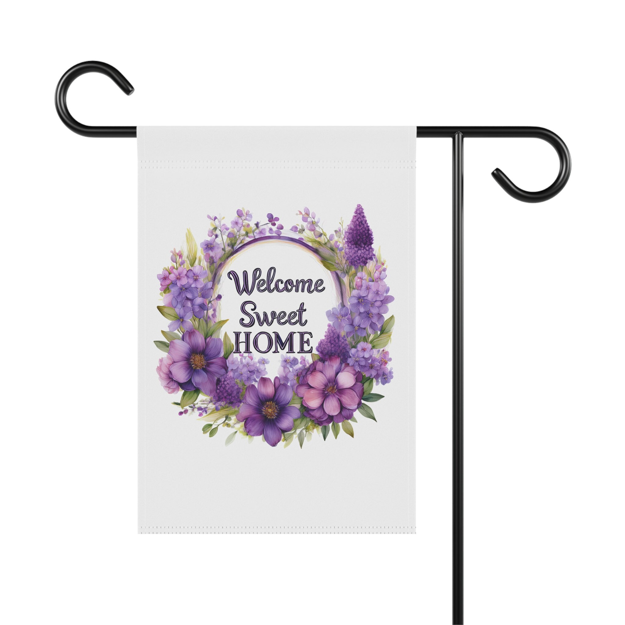 Garden House Banner Welcome Sweet Home Sign, Front Door Decor, Outdoor ...