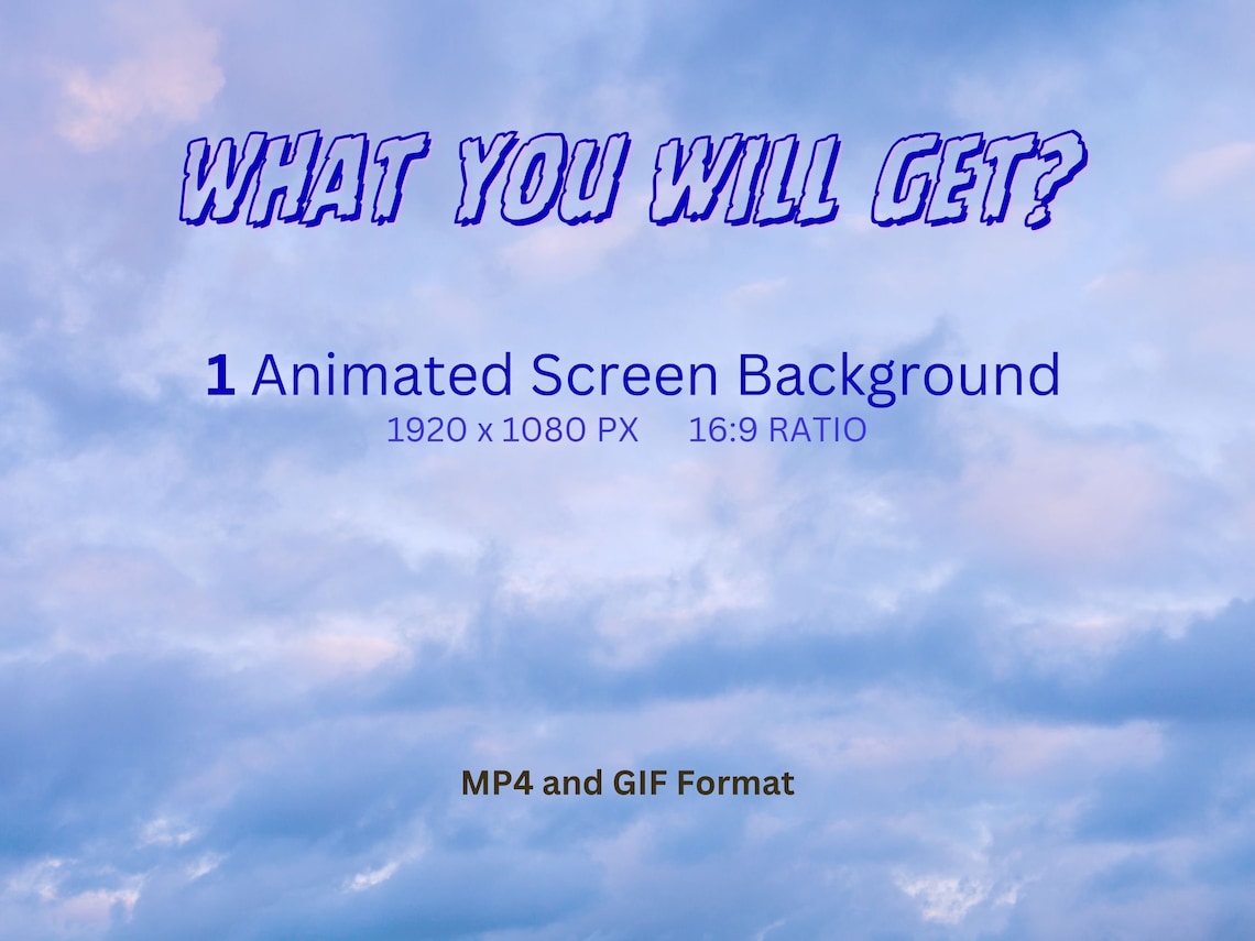 Twitch Animated Background Blue Twitch Background Overlay Vtuber Stream ...