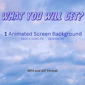 Twitch Animated Background Blue Twitch Background Overlay Vtuber Stream ...