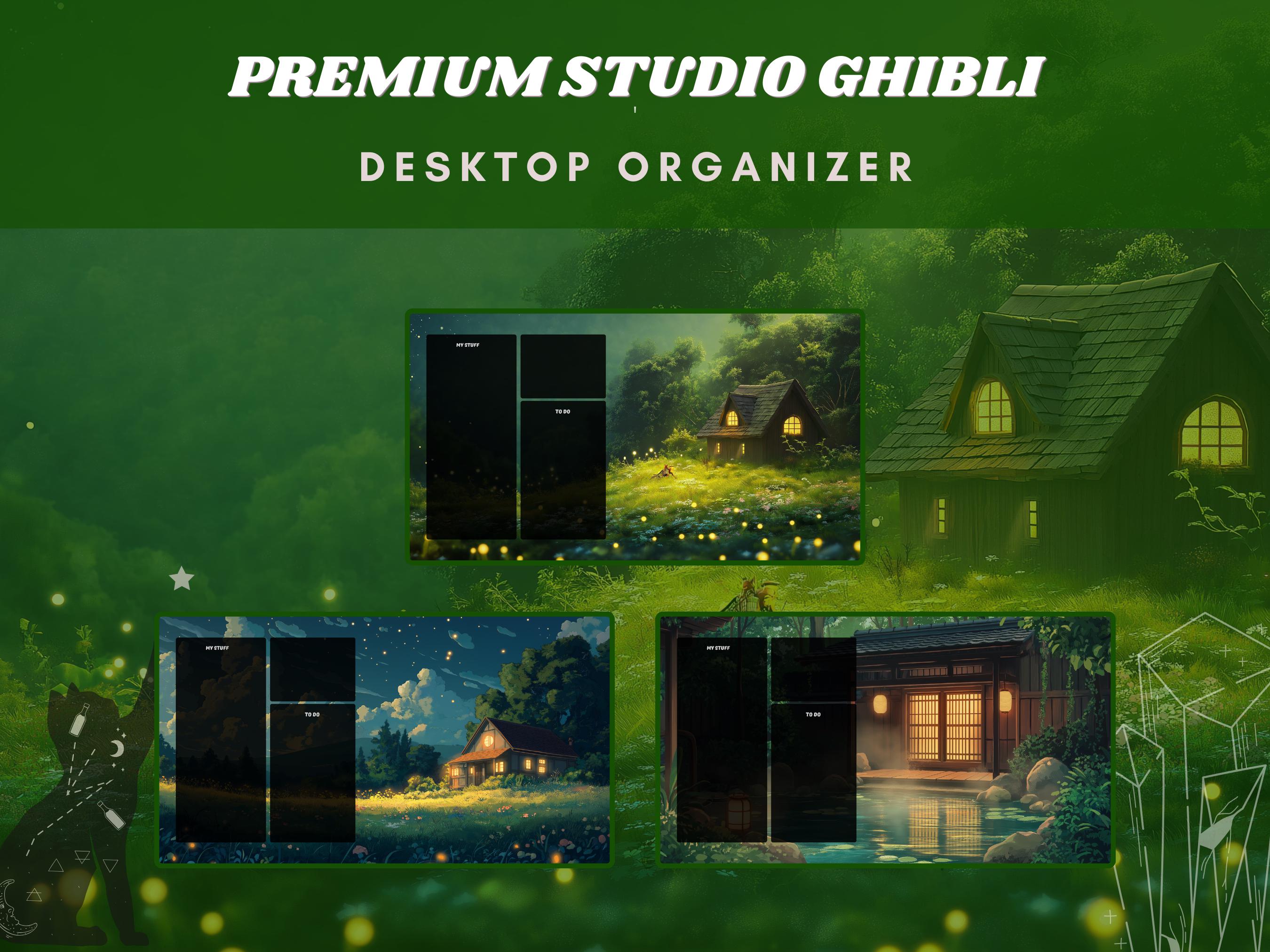 Studio Ghibli Desktop Theme Anime Wallpapers Icons and Folders Desktop ...
