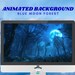 Twitch Animated Background Blue Twitch Background Overlay Vtuber Stream ...