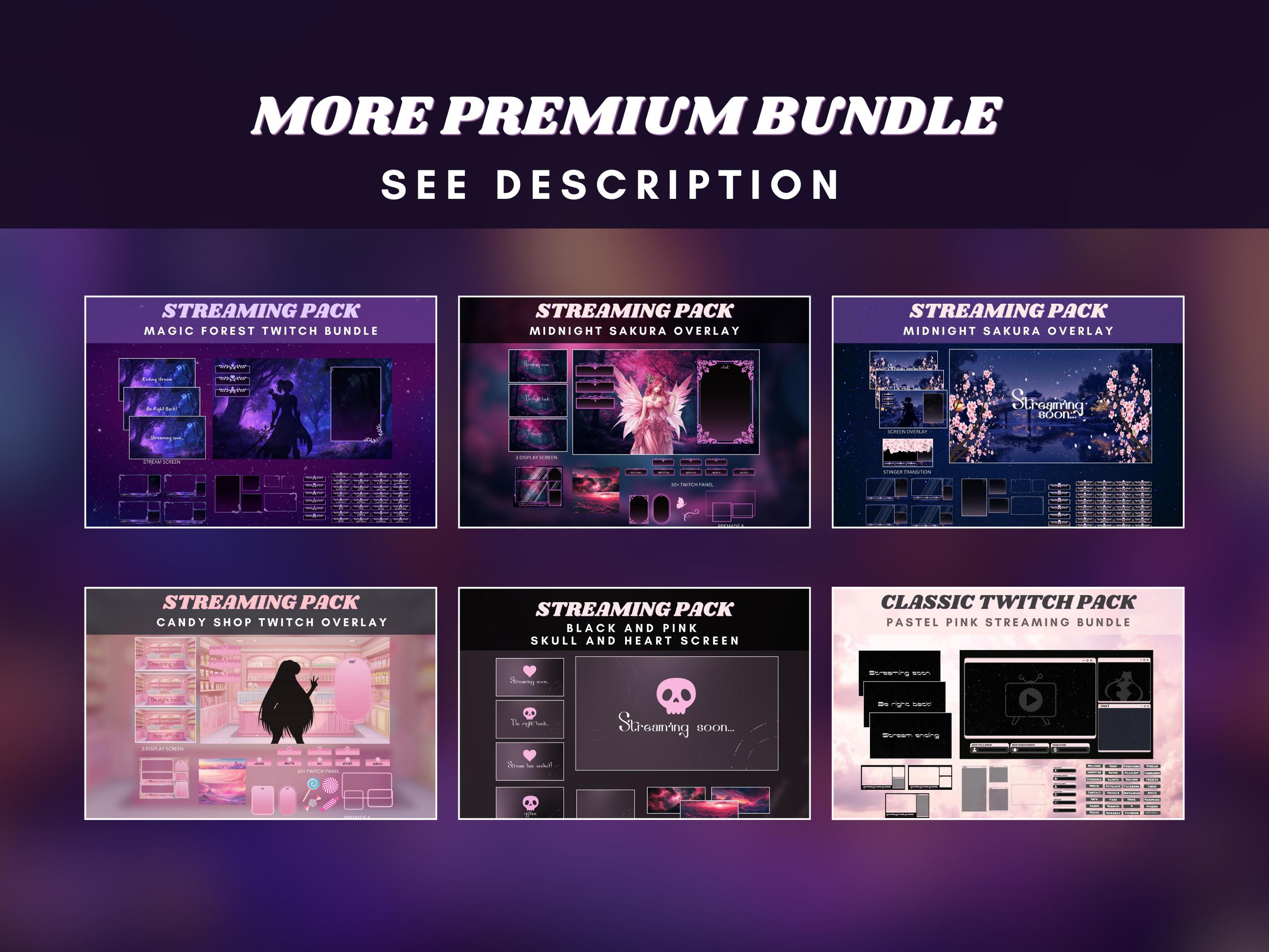 Vtuber Animated Background Witch Lair Stream Purple Witch Room Overlay ...