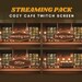 Cozy Animated Vtuber Be Right Back Overlay Screen Lofi Cafe Animated ...