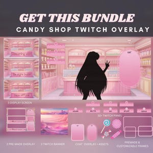 Cozy Animated Twitch Be Right Back Overlay Screen Cute Pink Animated ...