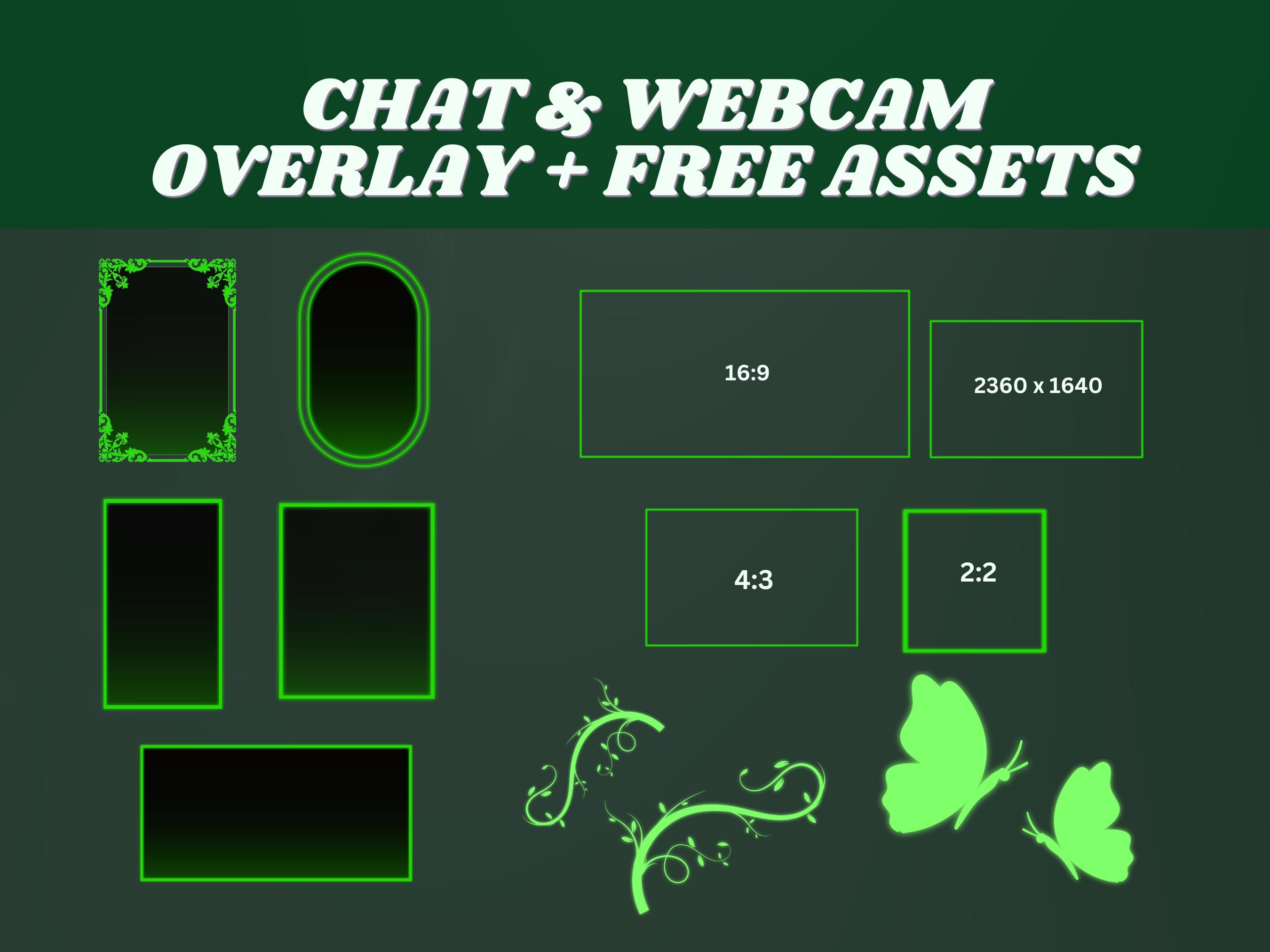 Green Twitch Overlay Forest Green Twitch Overlay Enchanted Twitch ...