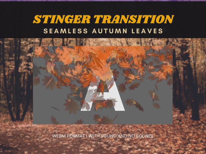 Fall Transition Twitch Overlay Stinger Transition Falling Leaves ...