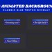 Animated Blue Twitch Overlay Blue Streaming Pack Blue Overlay Animated ...