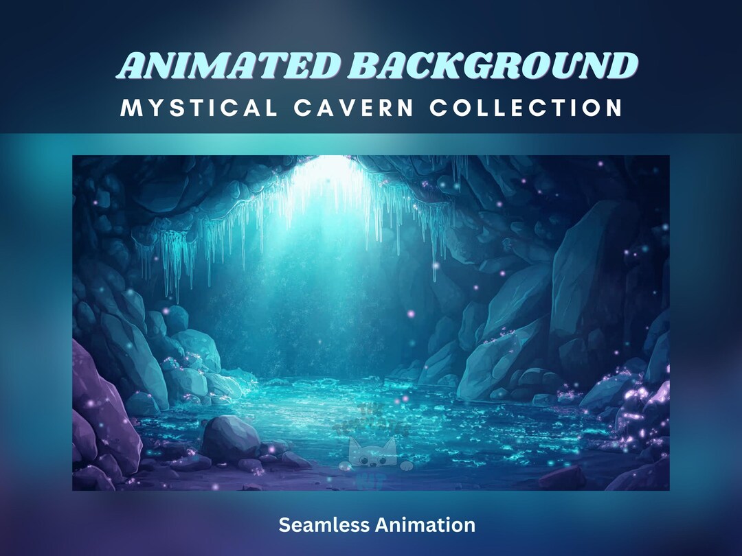 Magical Witch Cave Twitch Animated Background Twitch Overlay Vtuber ...