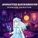 Witch Lair Animated Background Goth Twitch Purple Witch Room Overlay ...