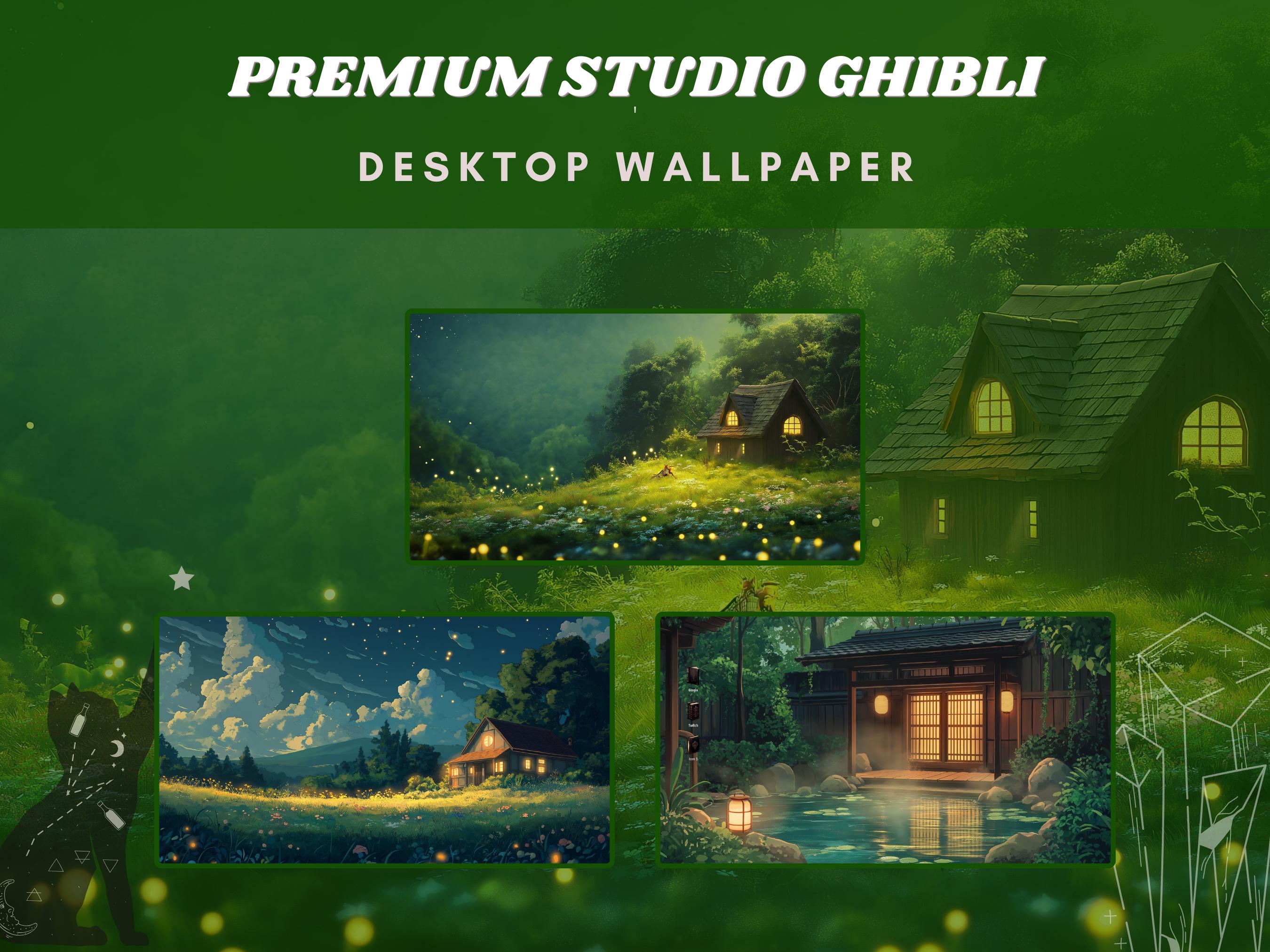 Studio Ghibli Desktop Theme Anime Wallpapers Icons and Folders Desktop ...