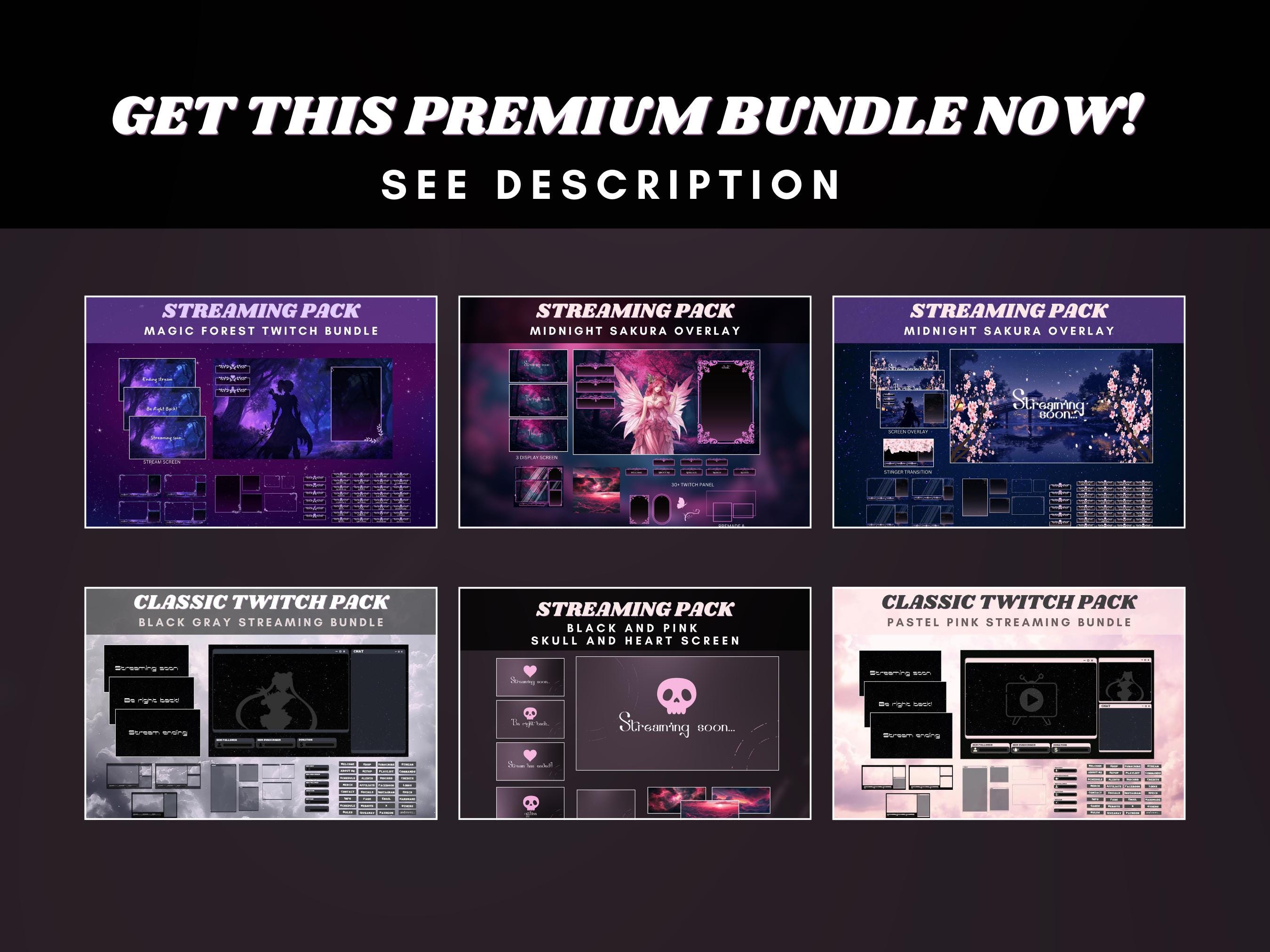 Twitch Mic Vtuber Model Mic Vtuber Asset Microphone Set Vtuber Mic ...