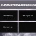 Classic Black Twitch Overlay Streaming Pack Gray Black Animated ...