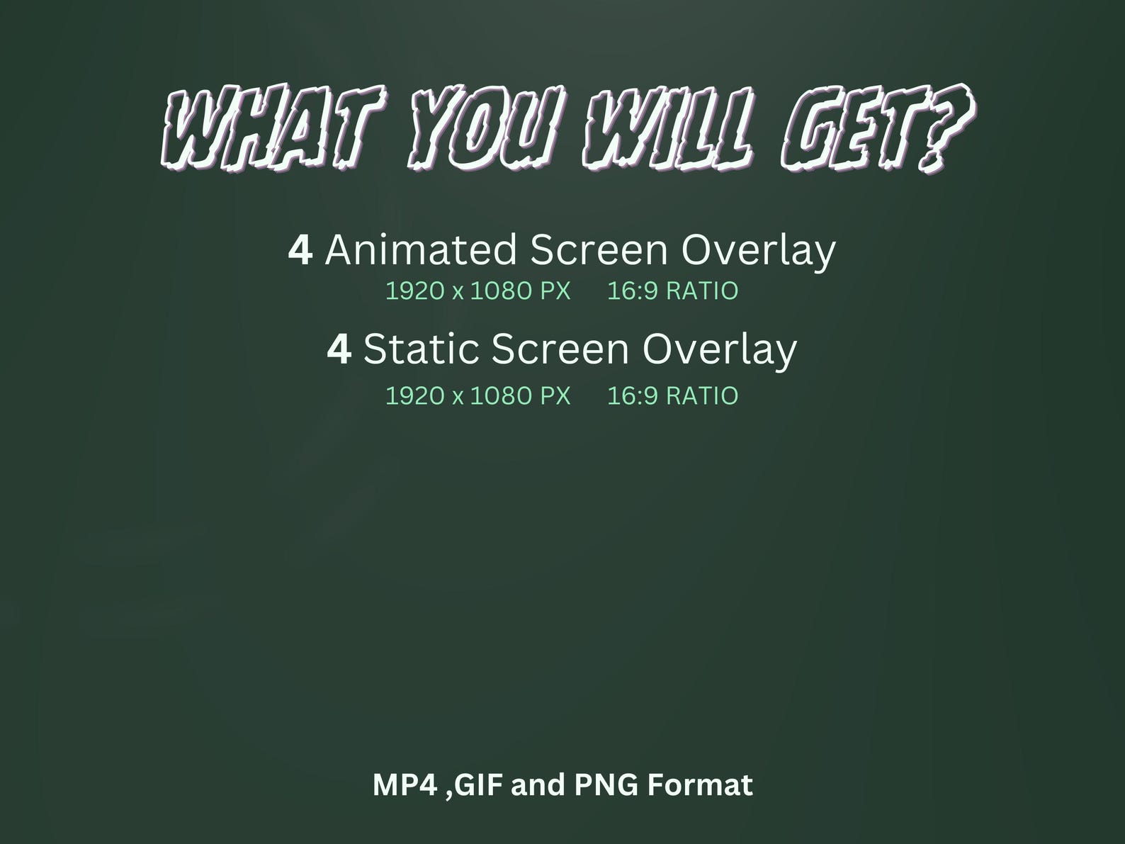 Cozy Green Twitch Be Right Back Overlay Screen Forest Animated ...