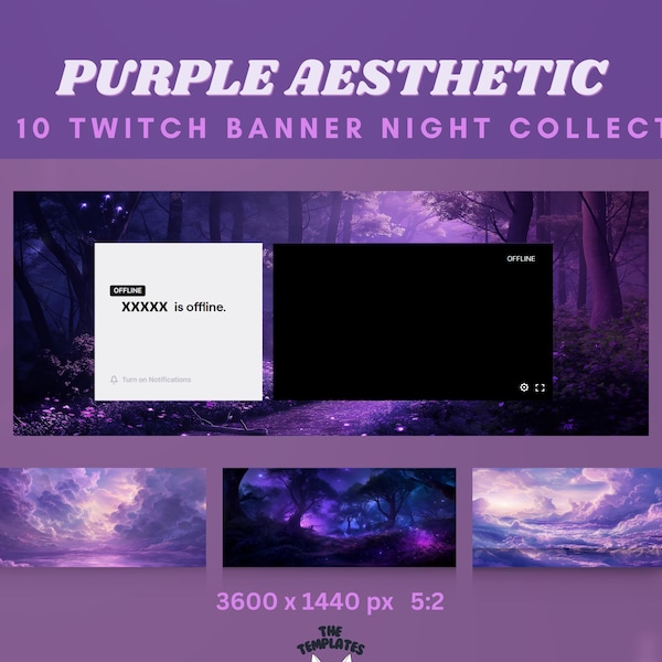Purple Banner - Etsy