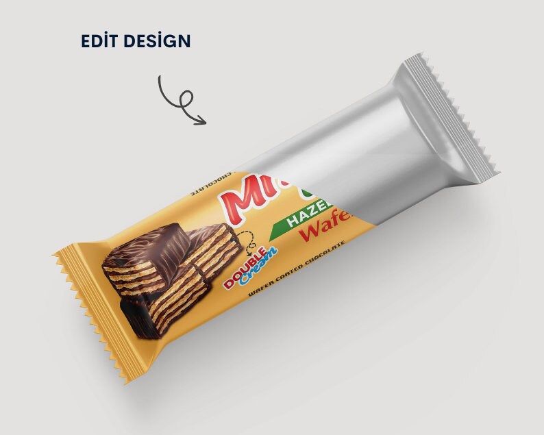 Stylish and Versatile Wafer Packaging Mockup High Quality and Editable ...