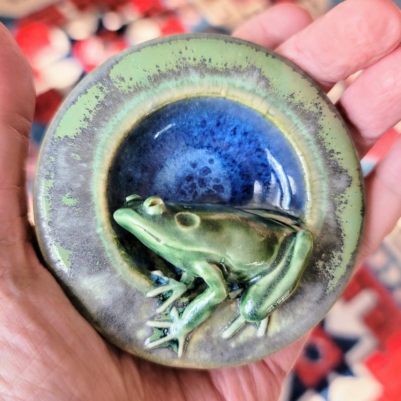 Frog Ceramic Tile - Etsy