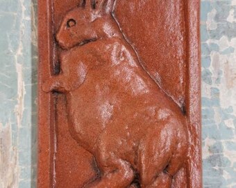 Terra Cotta Bas Relief Swallow Tile | Etsy