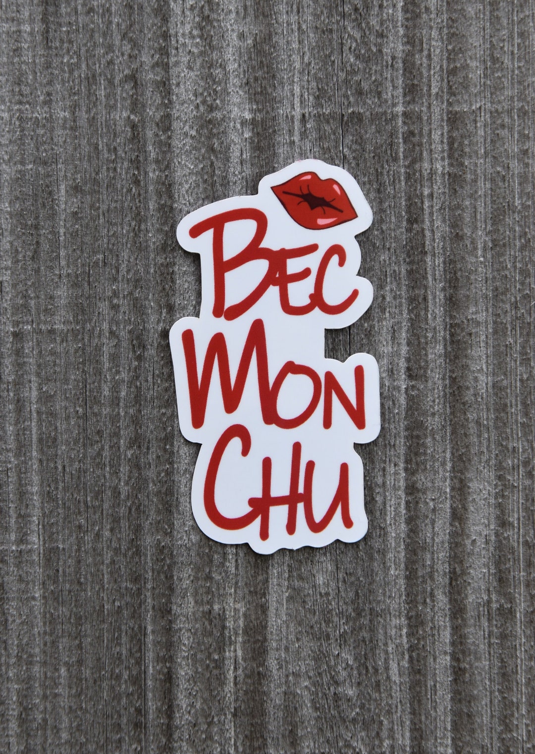 Bec Mon Chu | Kiss My Ass Cajun Sticker - Etsy