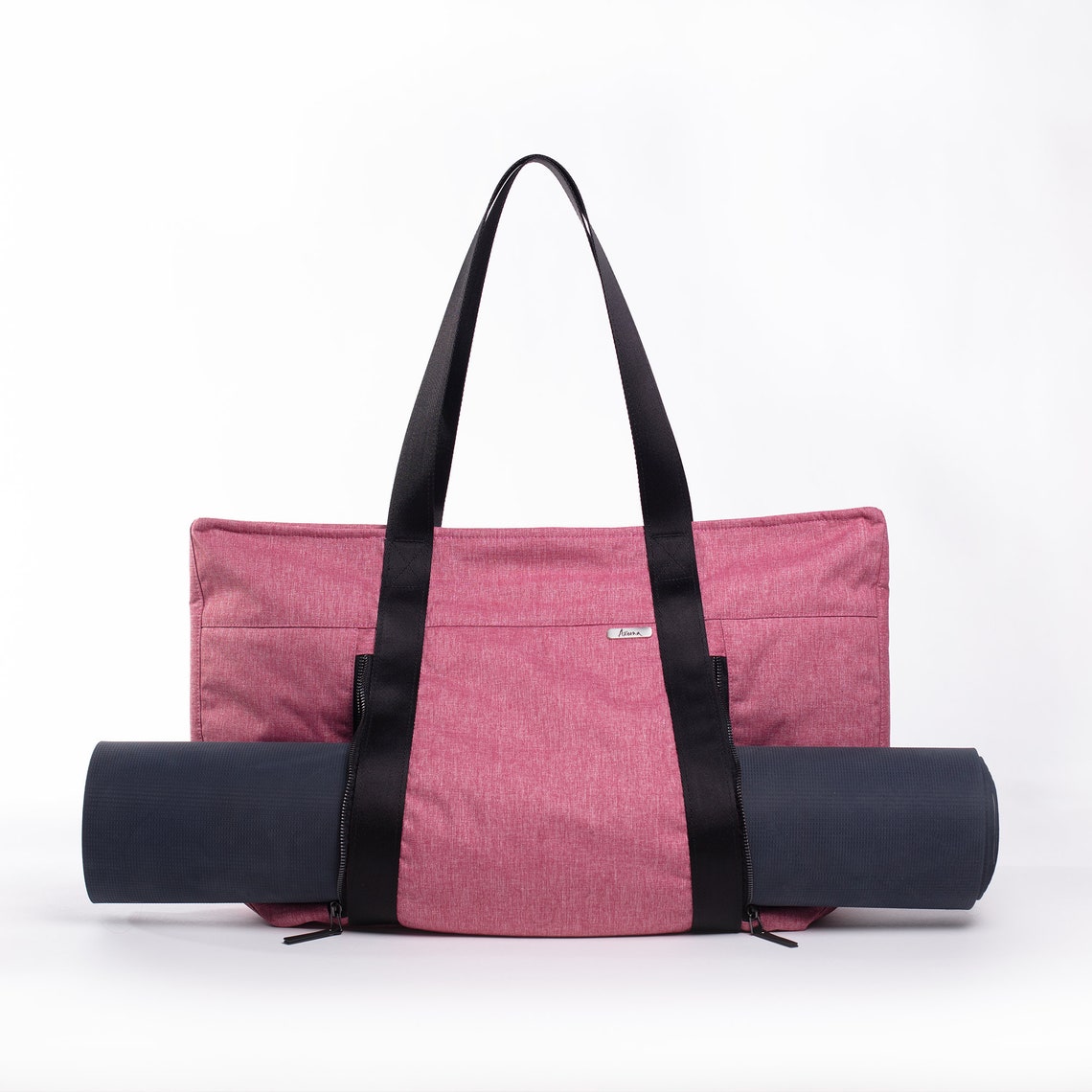 Large Yoga Mat Tote Bag, Shoulder Bag, Workout Bag, Water-repellent ...