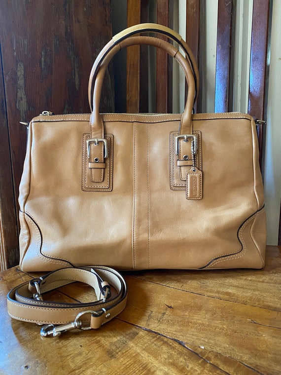coach camel color tote - Gem