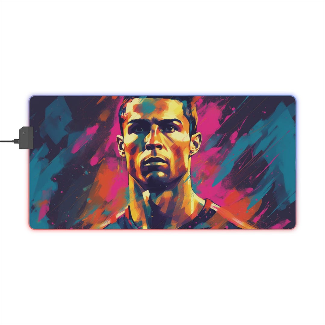 Gaming Mouse Pad, Cristiano Ronaldo Custom Mousepad, Personalized Desk ...