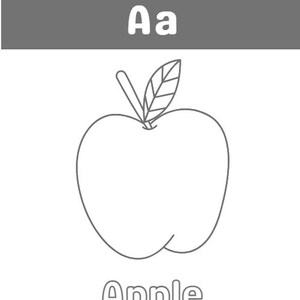 Alphabet Coloring Book - Etsy