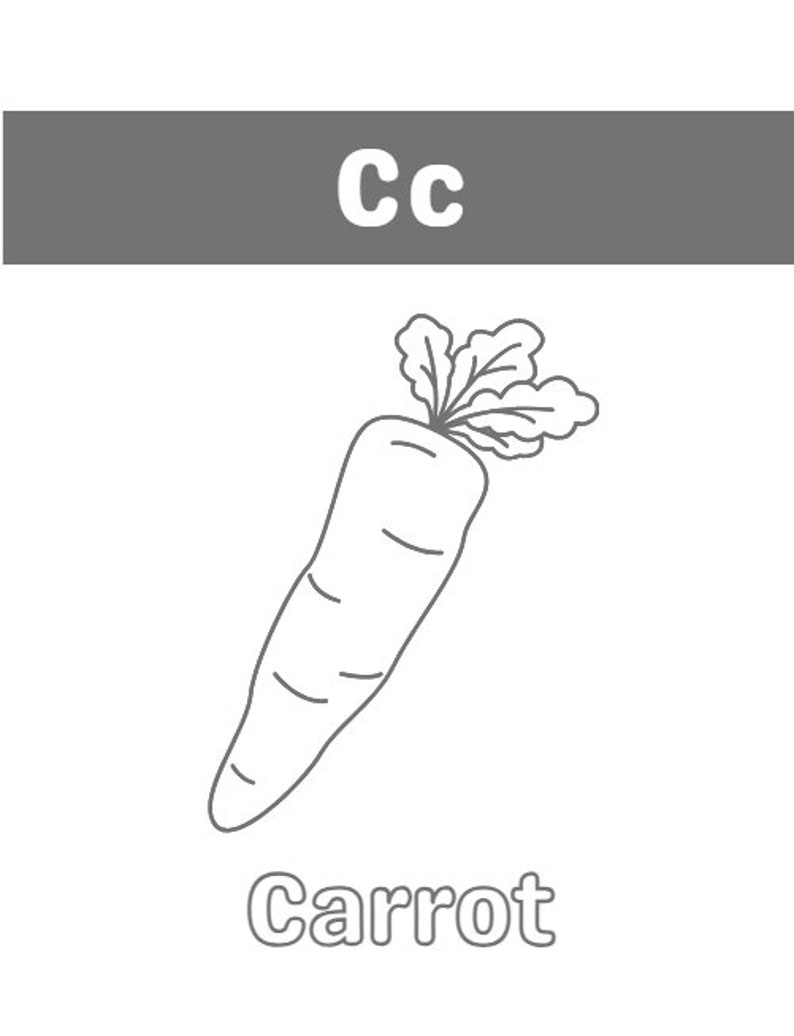 Alphabet Coloring Book - Etsy