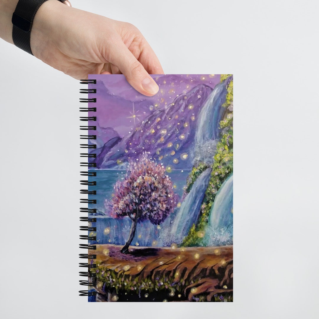 Spiral Notebook: Fantasy Landscape - Etsy