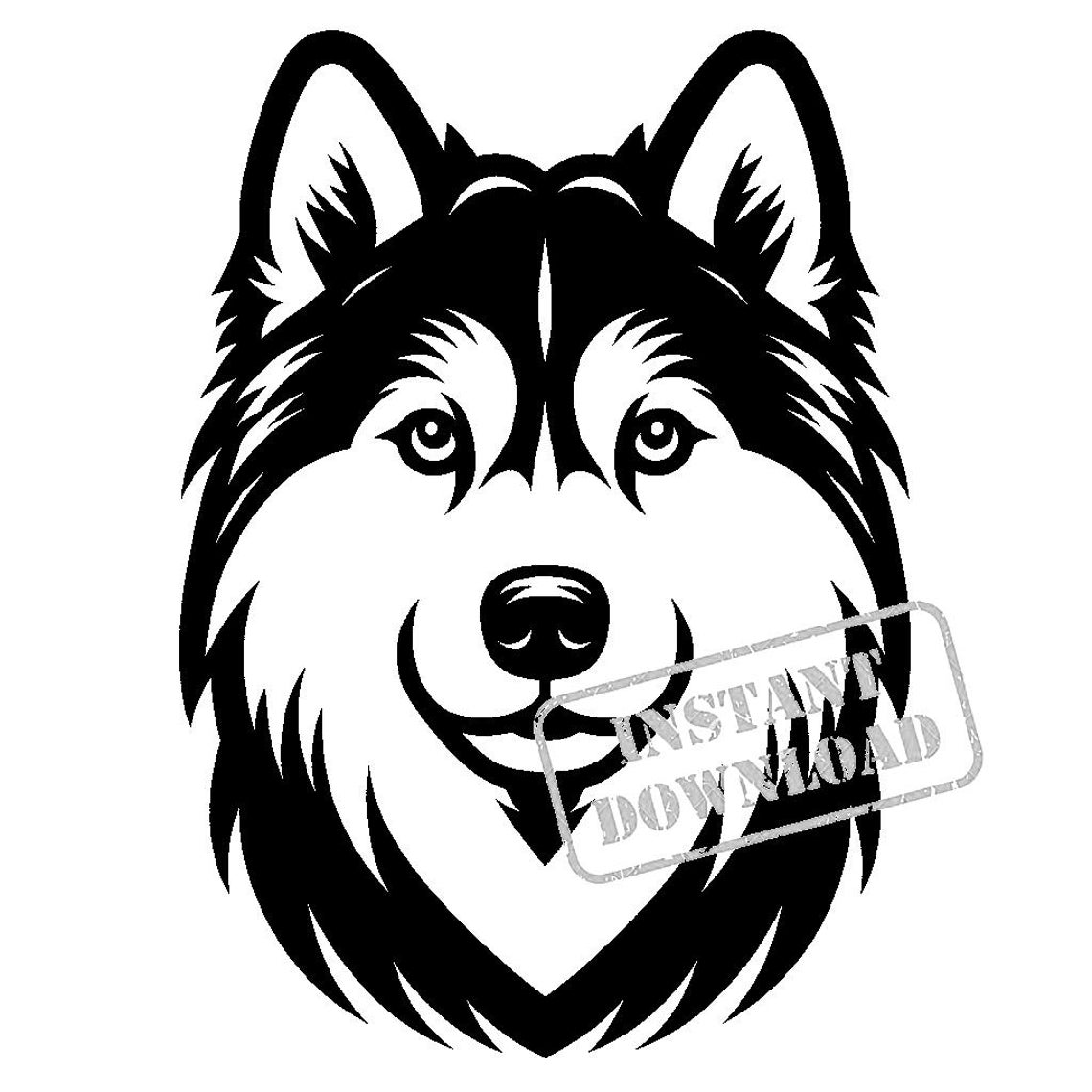 Siberian Husky SVG Bundle - Etsy