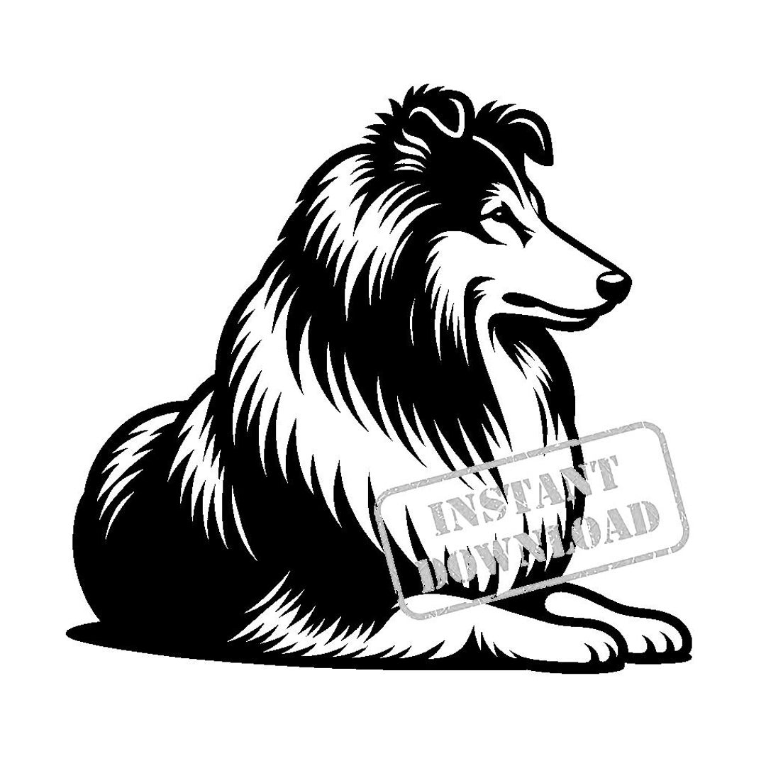 Collie in Pop Art Style SVG Bundle - Etsy