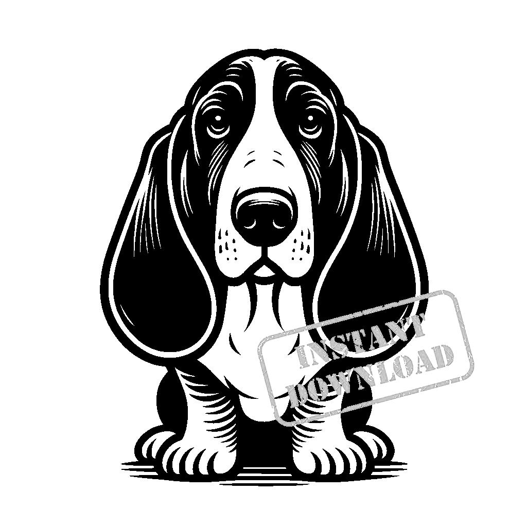Basset Hound SVG Bundle - Etsy
