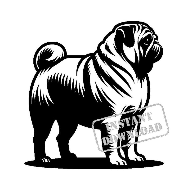 Pug SVG Bundle - Etsy