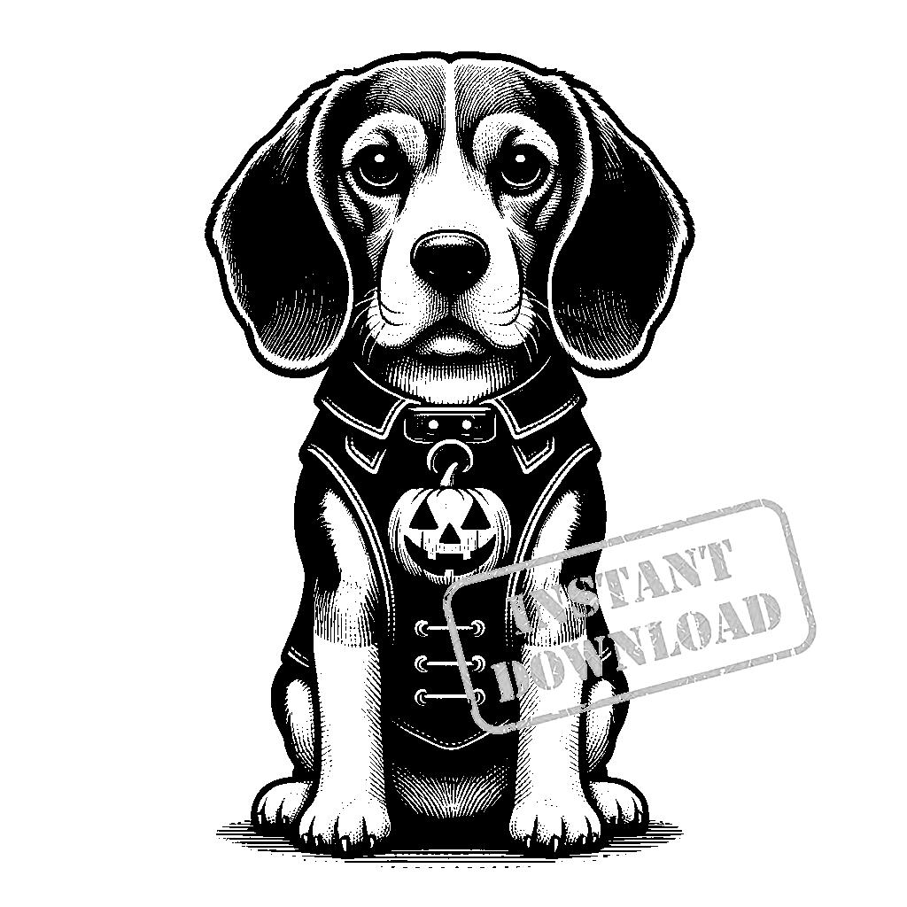 Beagle in Halloween Costume SVG Bundle - Etsy