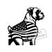 Boxer Dog With an American Flag SVG Bundle - Etsy
