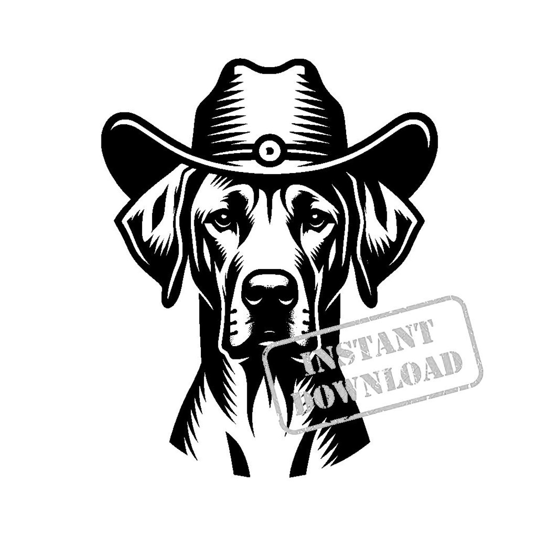 Rhodesian Ridgeback With a Cowboy Hat on SVG Bundle - Etsy