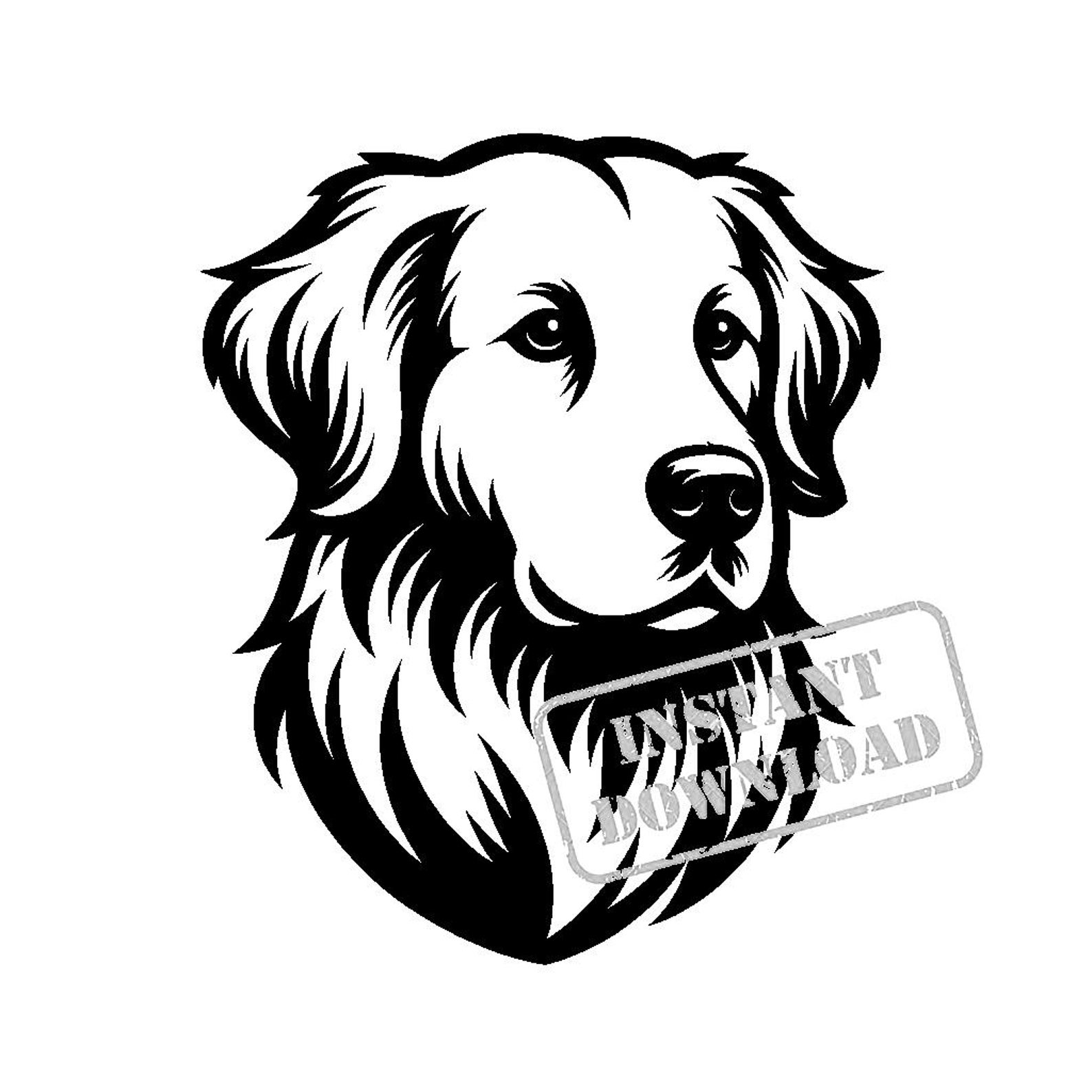 Golden Retriever SVG Bundle - Etsy