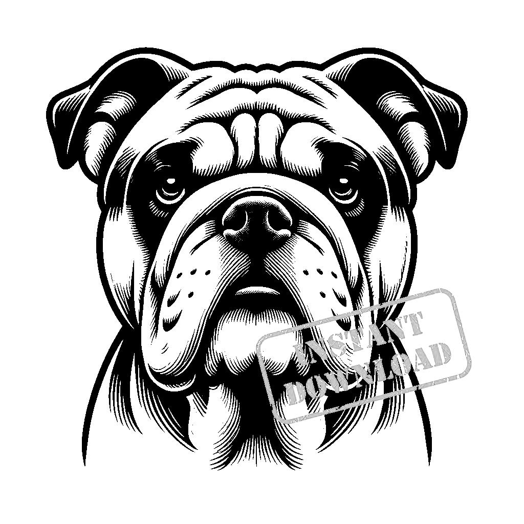 Bulldog SVG Bundle - Etsy