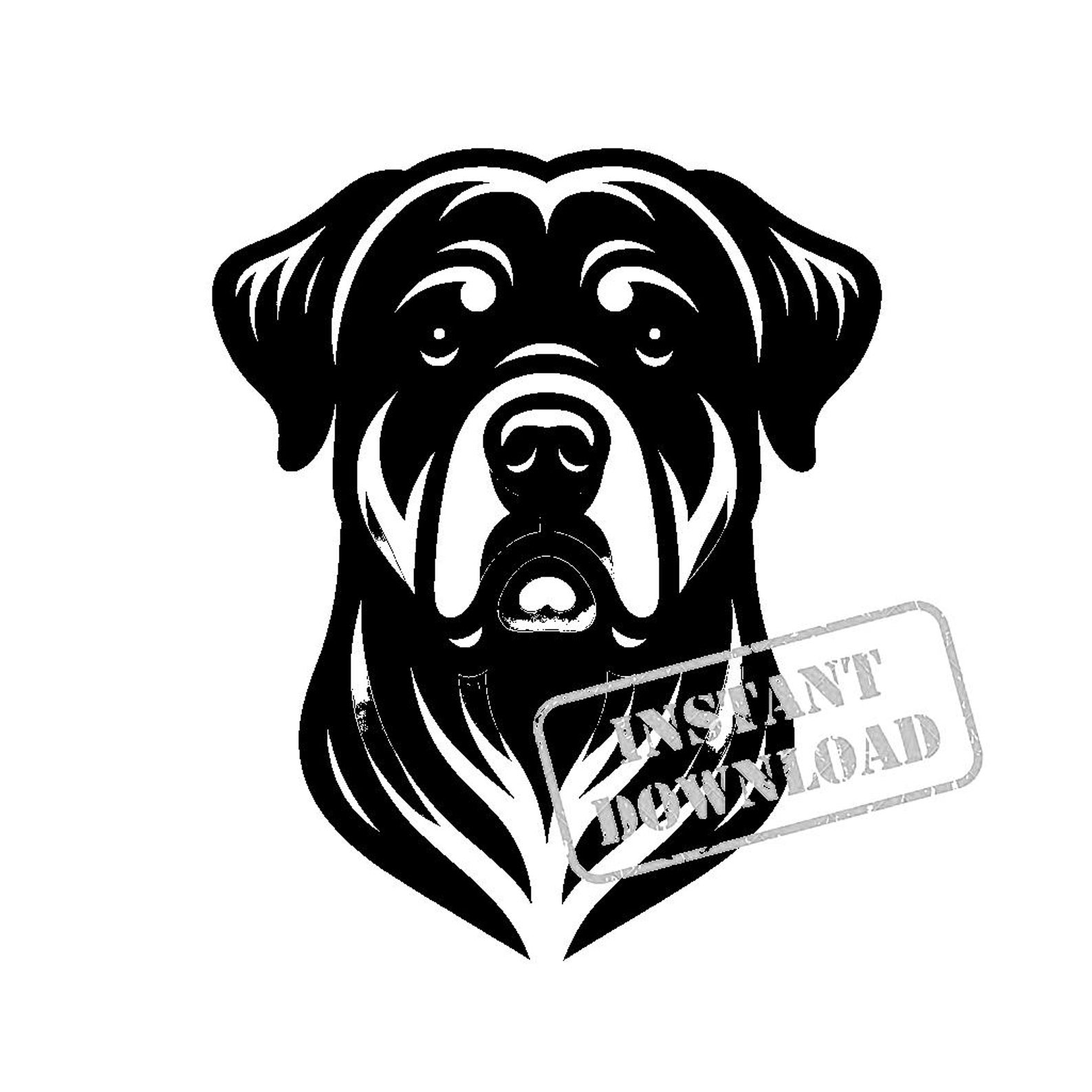 Rottweiler in Pop Art Style SVG Bundle - Etsy