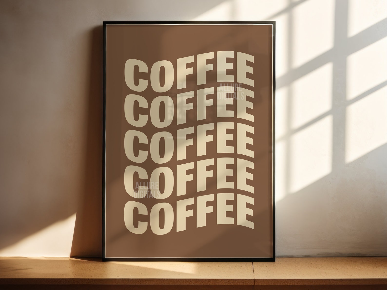 Coffee Poster Print | Printable File | Typography Wall Art | Coffee ...